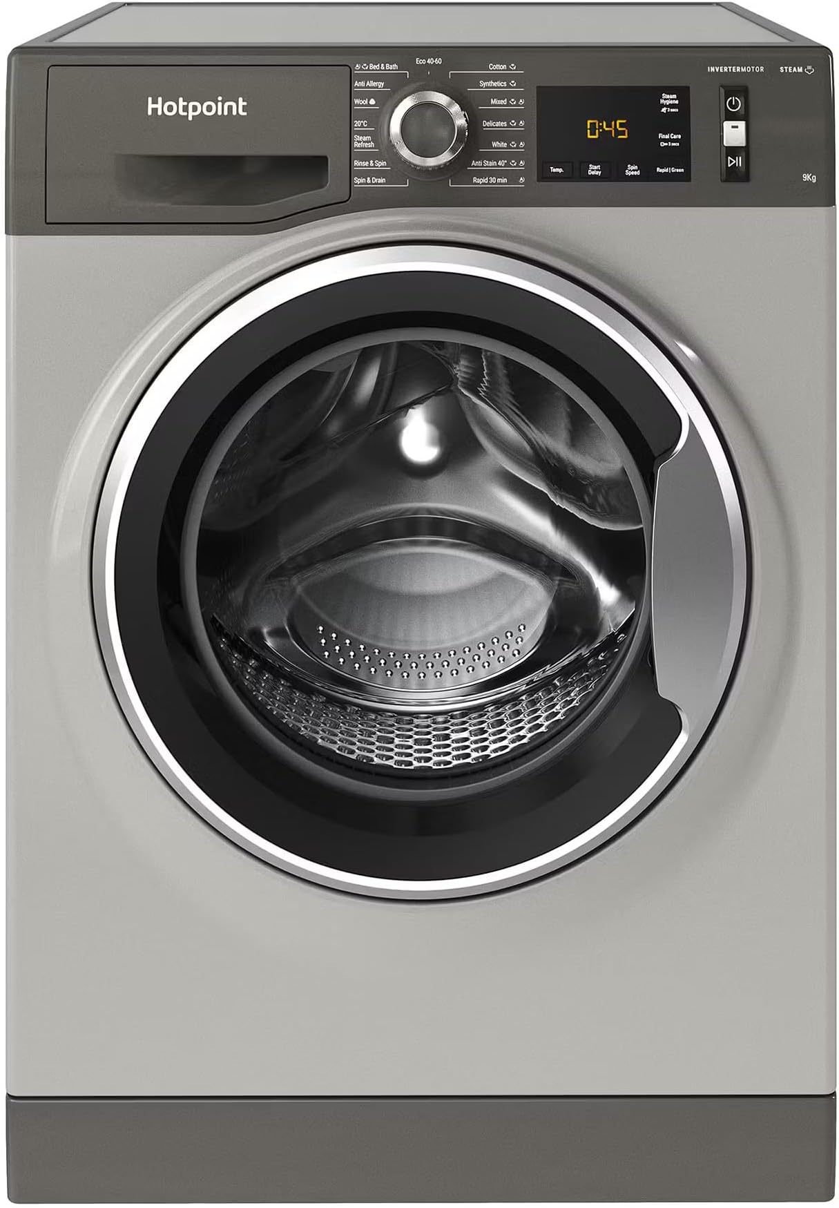 Hotpoint NM11948GCAUK 9kg Freestanding Washing Machine 1400rpm In ...