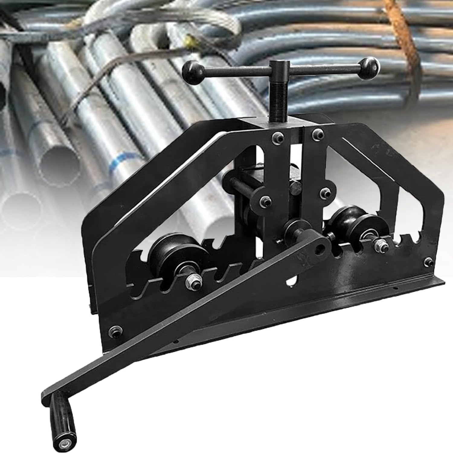 Tubing Notcher Manual Metal Tube Bender Machine, 1-1/4" to 2" Round ...