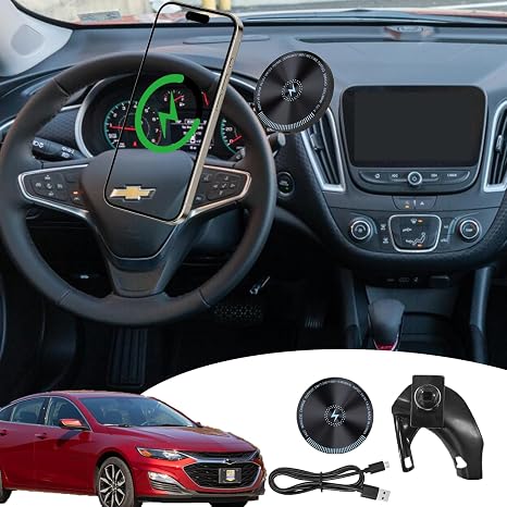 Amazon.com: wincar for 2026 Chevy Malibu Phone Mount 15W Fast Wireless ...