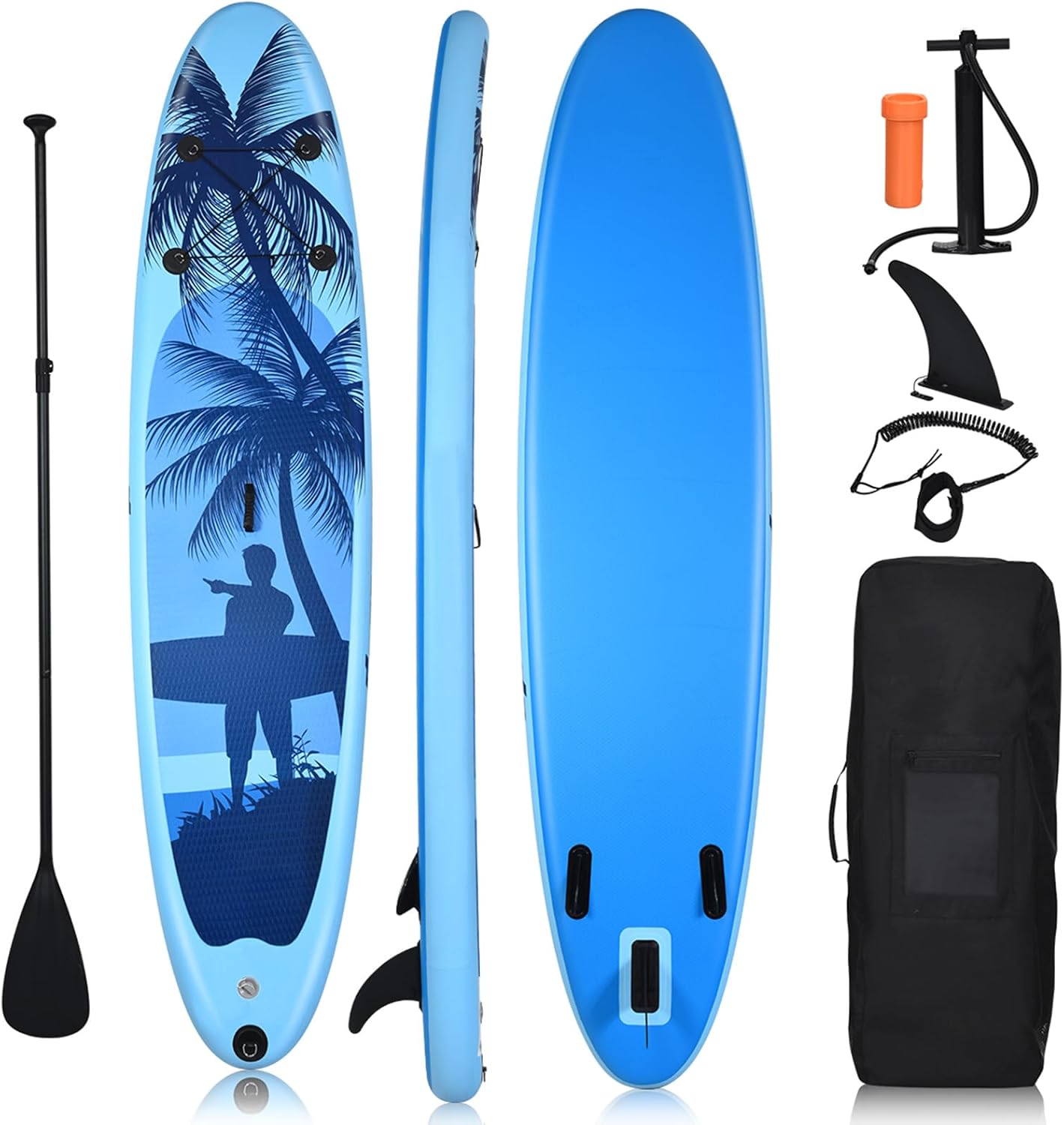 COSTWAY SUP Stand Up Paddle Board Tavola da SUP Gonfiabile con Borsa e ...