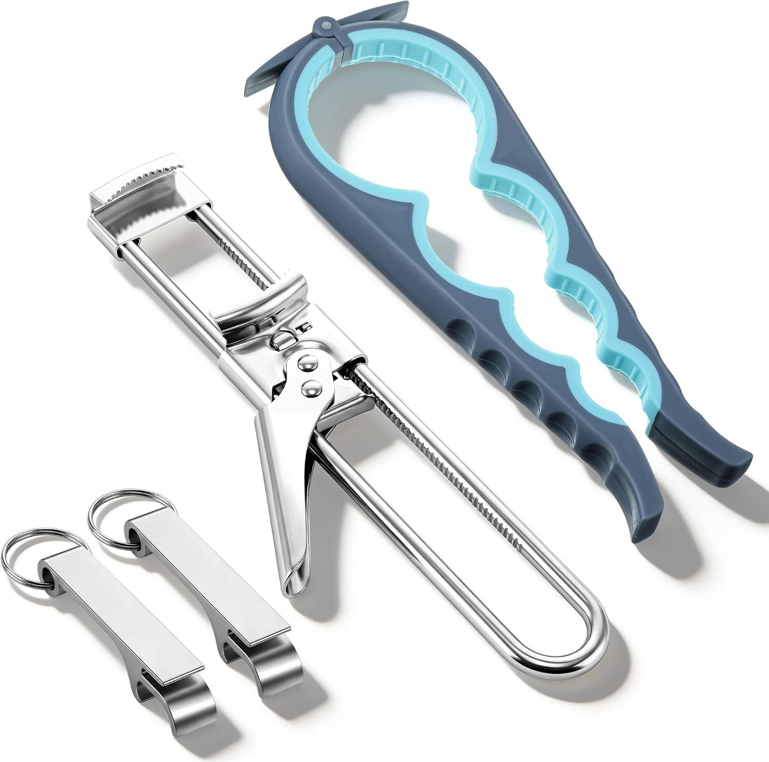 Amazon.com: Jar Openers for Weak Hands, 4 Piece Kitchen Opening Set ...