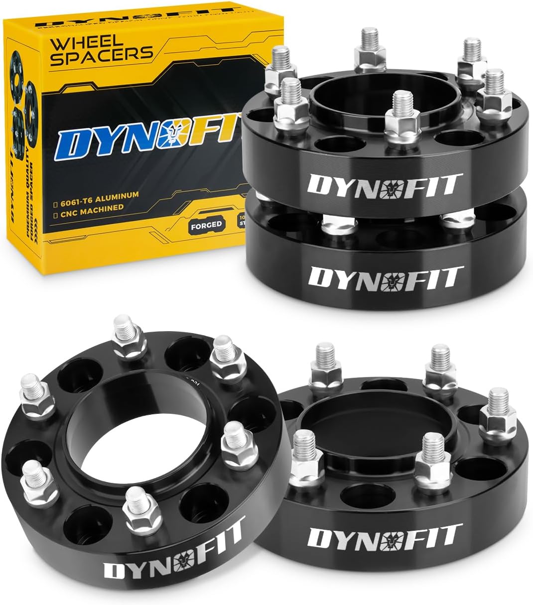 Amazon.com: dynofit 6x5.5 Forged 1.5inch Hubcentric Wheel Spacer for ...
