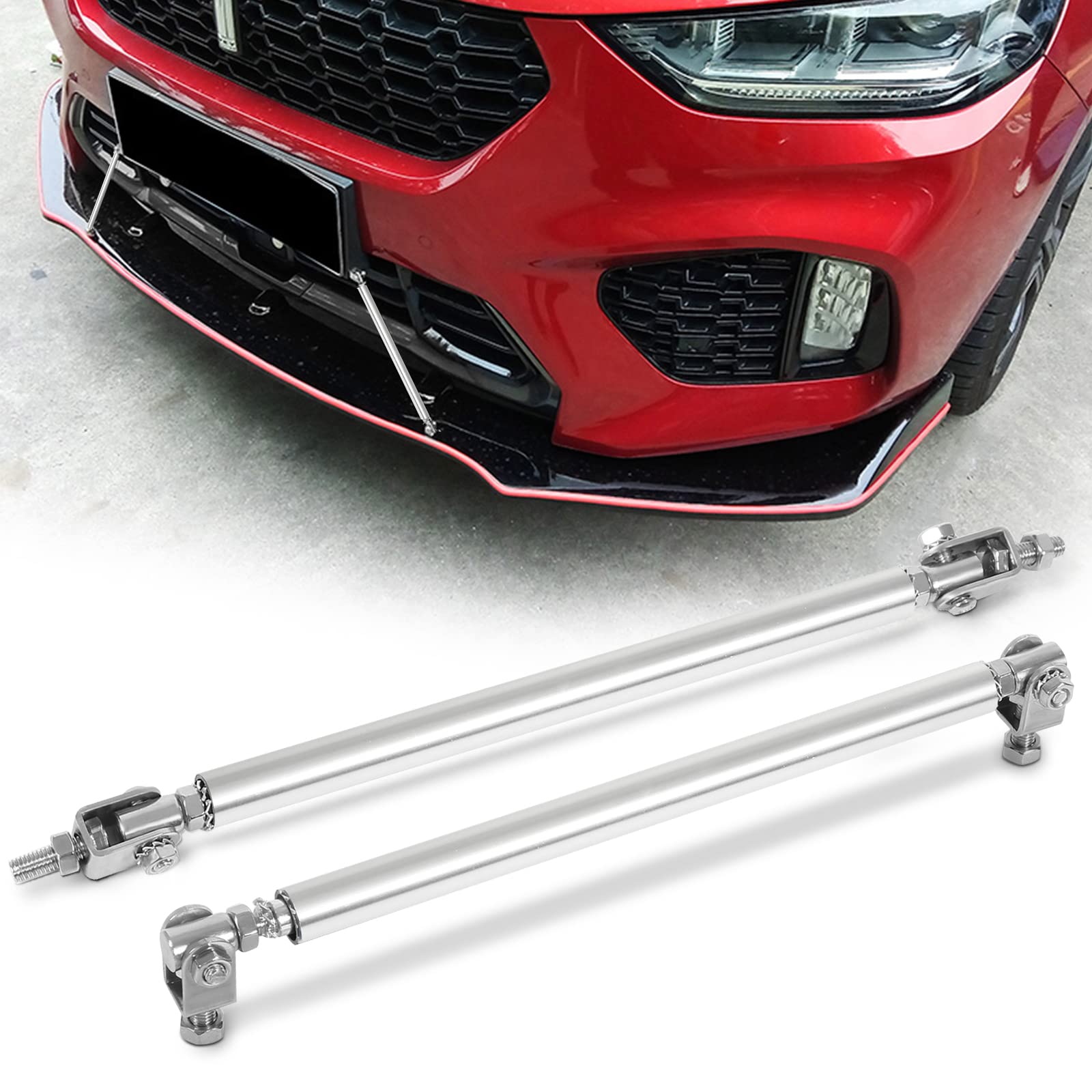 Snapklik.com : Adjustable Front Splitter Support Rods, 6"- 9" Bumper ...