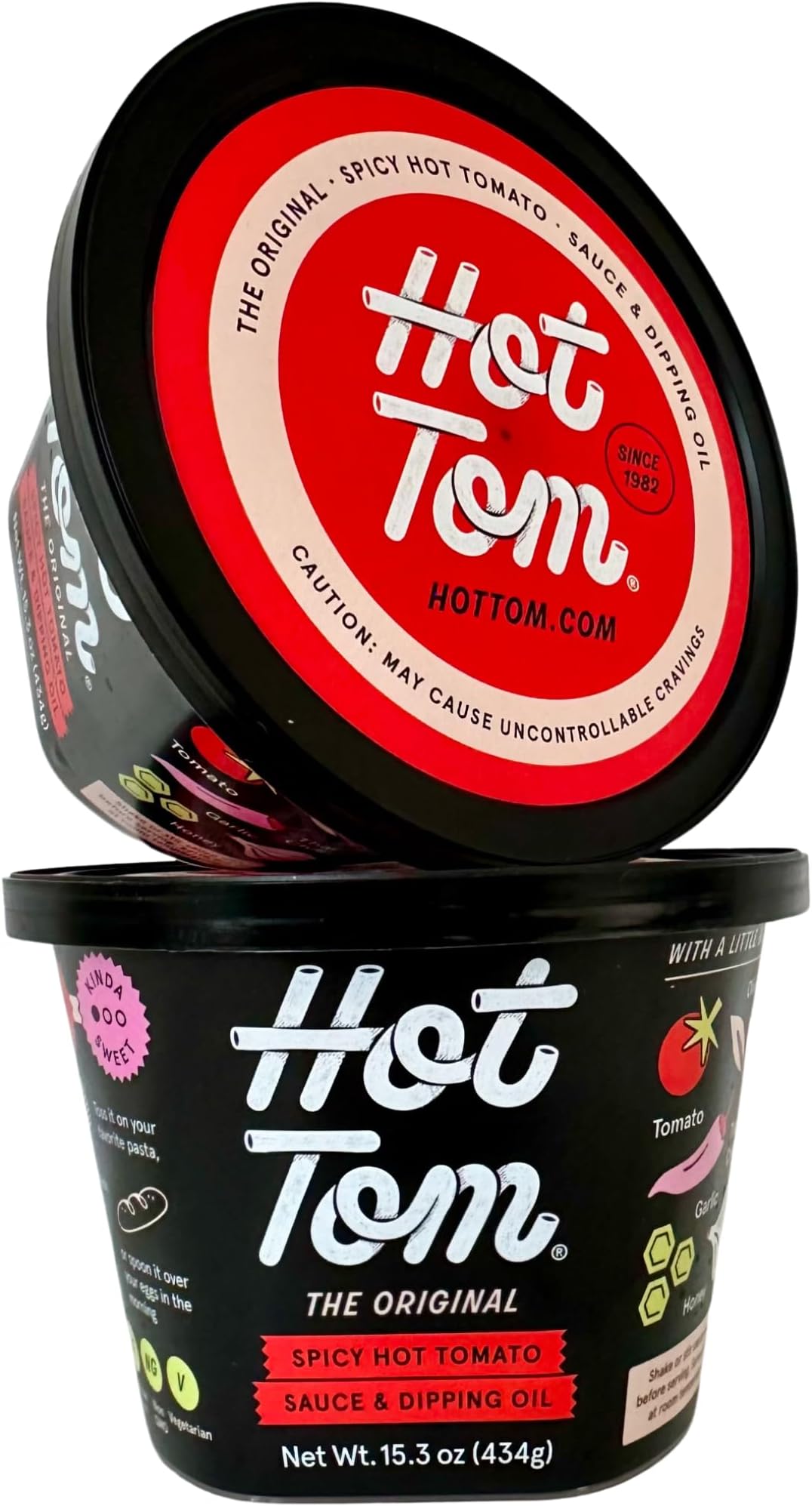 Amazon.com : Hot Tom Spicy Hot Tomato Sauce & Dipping Oil Original ...