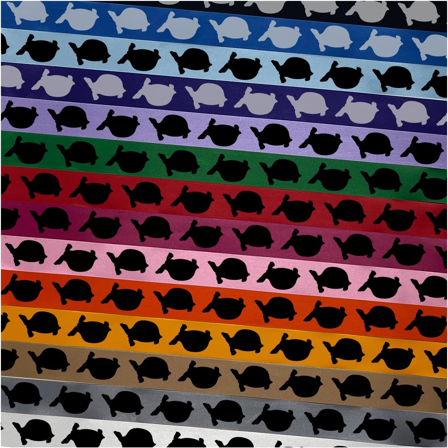 Amazon.com: Tortoise Turtle Solid Satin Ribbon for Bows Gift Wrapping ...