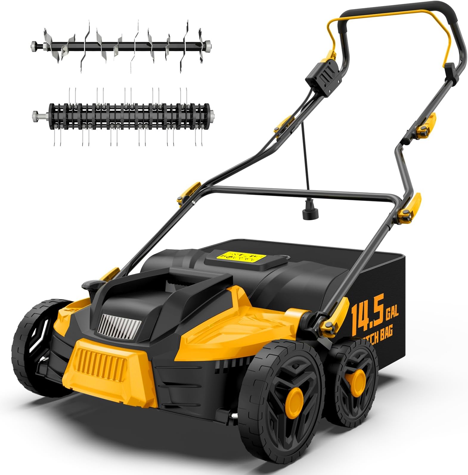 Amazon.com : RYOBI 18V ONE+ HP Brushless 14" Dethatcher/Aerator Kit ...