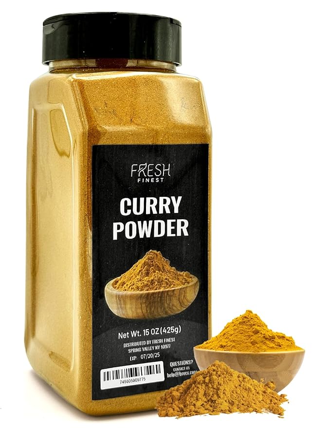 Amazon.com : Fresh Finest Curry Powder - 15oz (425G) - Authentic Blend ...
