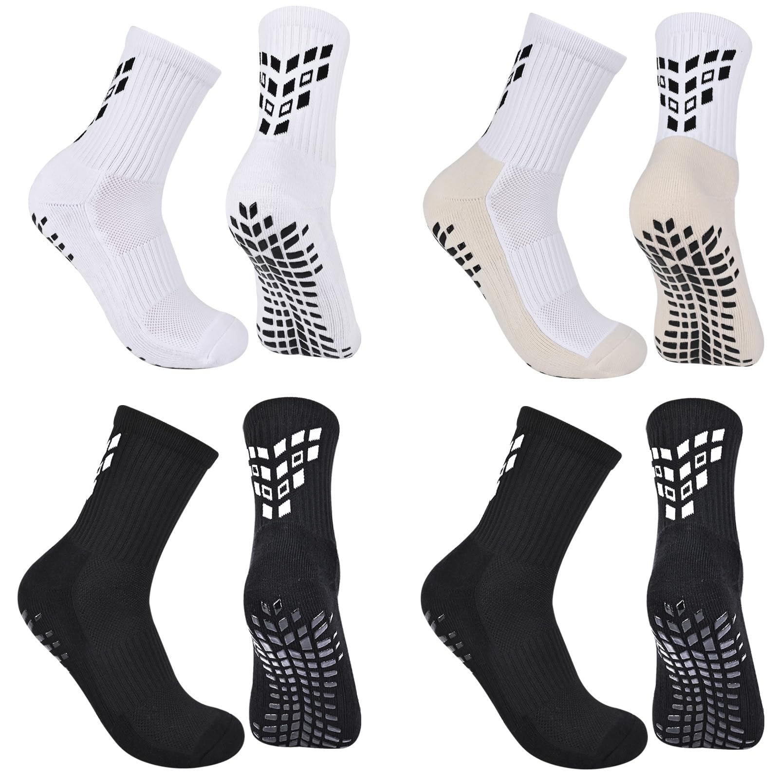 GOGOGOAL Grip Football Soccer Socks Men Women Cushioned Non-slip Sports ...
