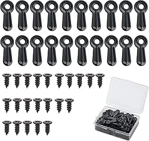 Picture Turn Button with Screws Photo Frame Fasteners Set Black ...