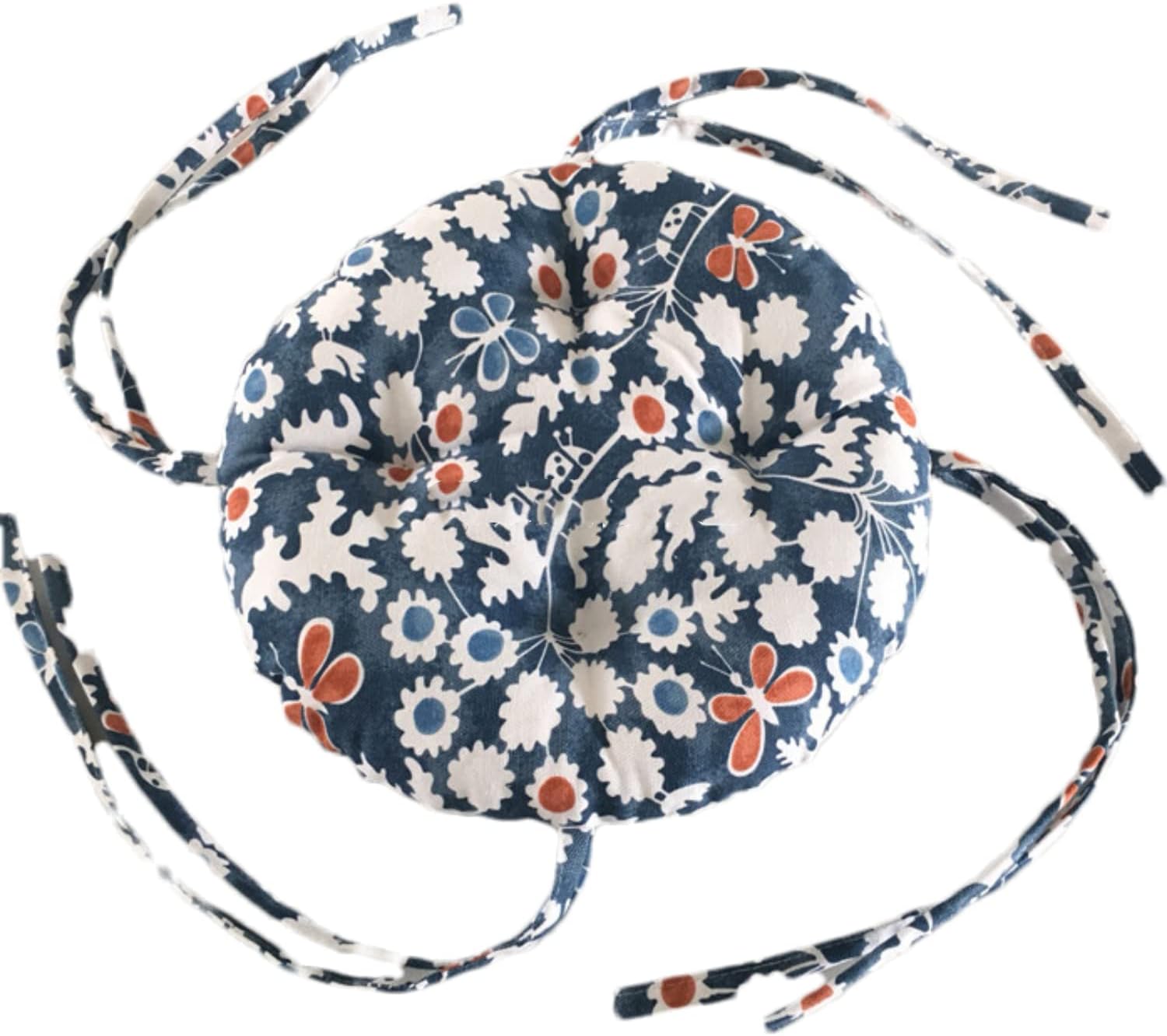 Amazon.com: NVEOP Round Bar Stool Cushion with 4 Ties 12 inch ...