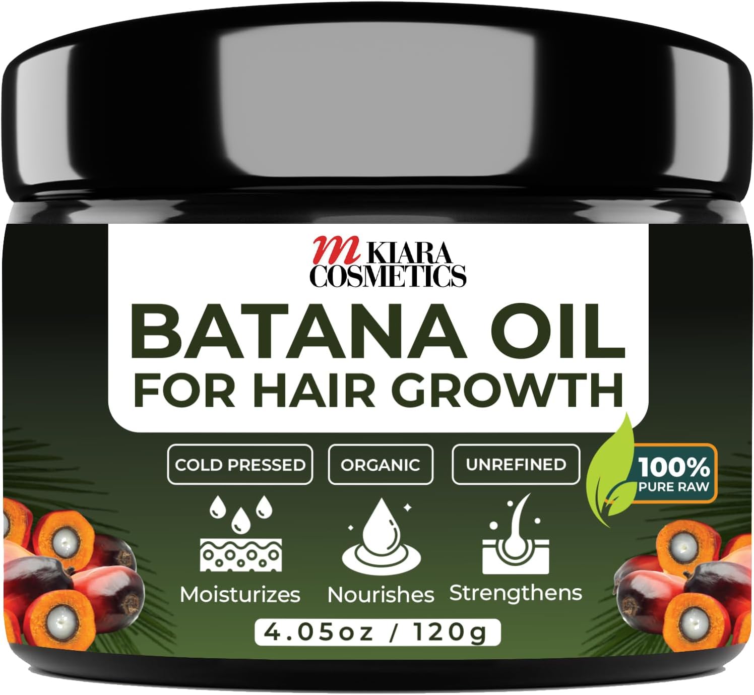 Amazon.com: M Kiara Raw Batana Oil from Honduras (4.05 oz) | Unrefined ...