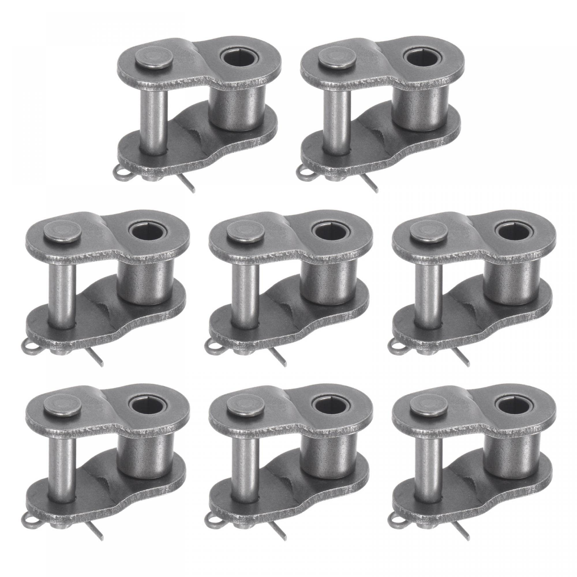 uxcell 8Pcs #60 Chain Offset Half Link Roller, 3/4" Pitch Carbon Steel ...