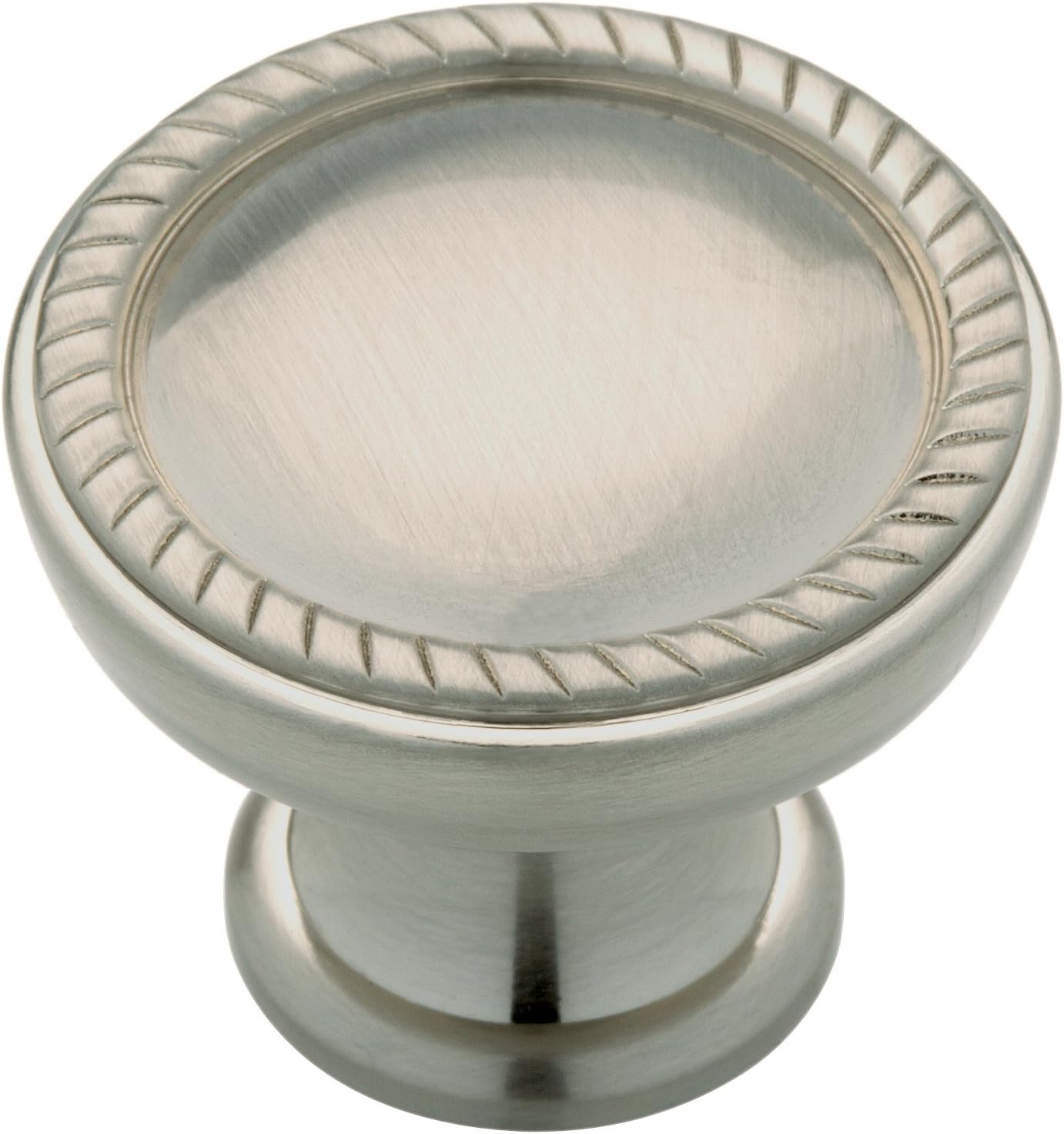 Liberty 61884SN 1-Inch Round Rope Edged Knob - Cabinet And Furniture Knobs - Amazon.com