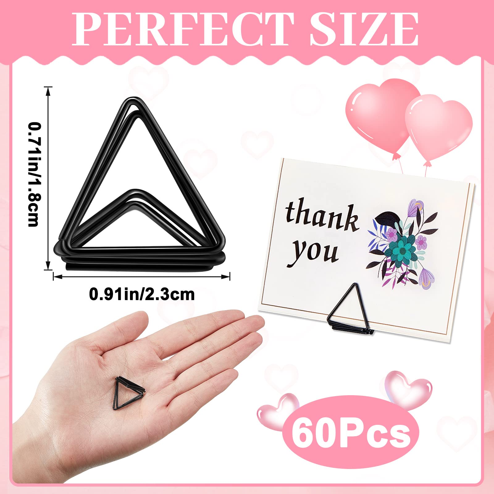 Photo Clip Stand Table Number Holder Table Numbers 24 Pack 8.86 Inch ...