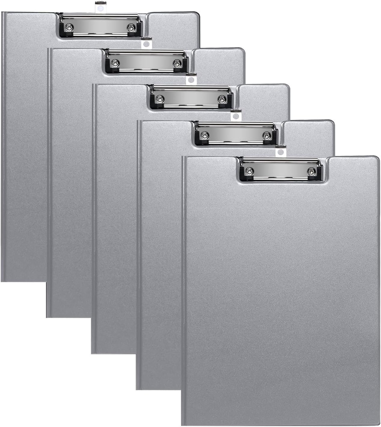 5 Pack A4 Clipboard,Foldover PVC Clipboards Folder with Pocket and ...