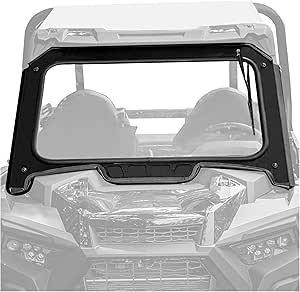 Amazon.com: ECOTRIC Front Full Vented Glass Windshield Compatible with ...