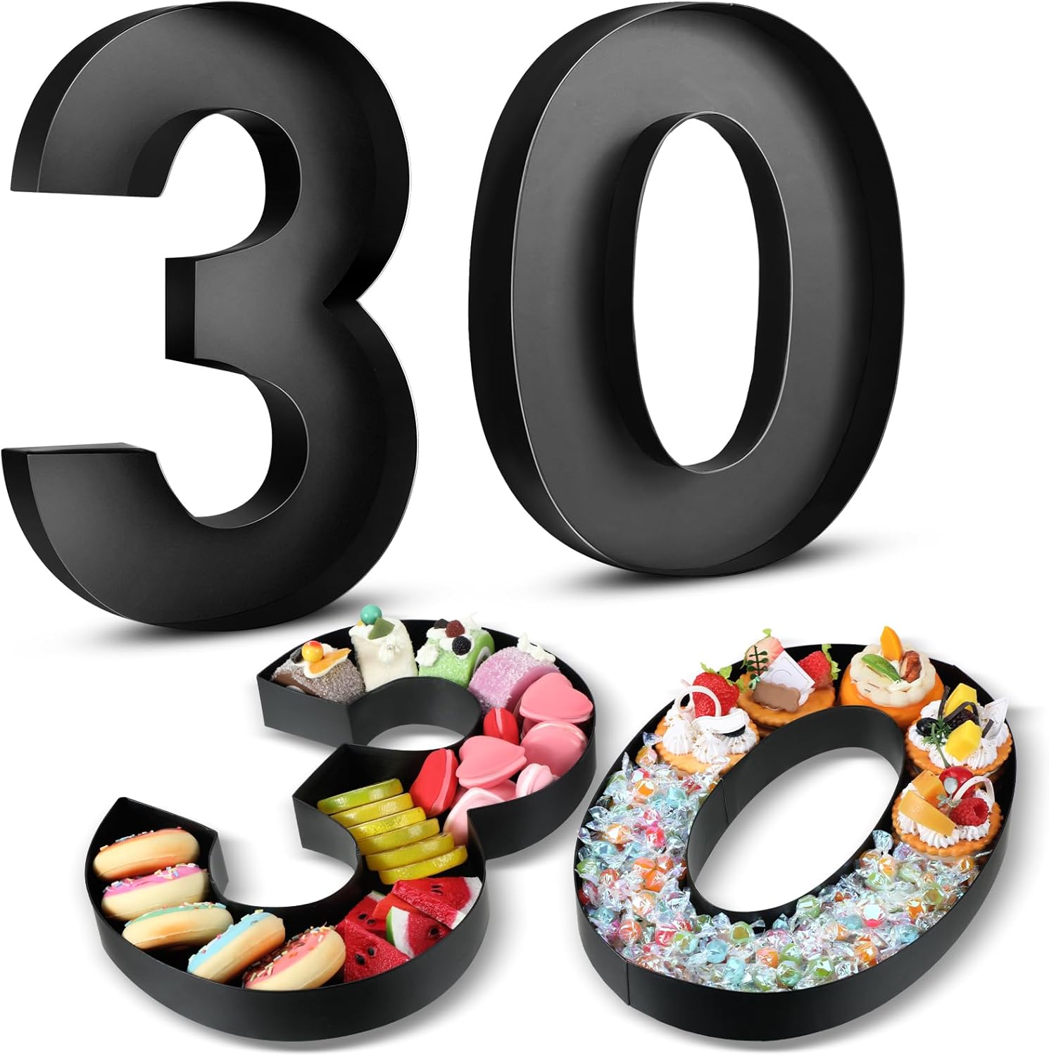 Amazon.com: Noveread 2 Pcs 13.6" Fillable Cardboard Number, Paper Mache ...