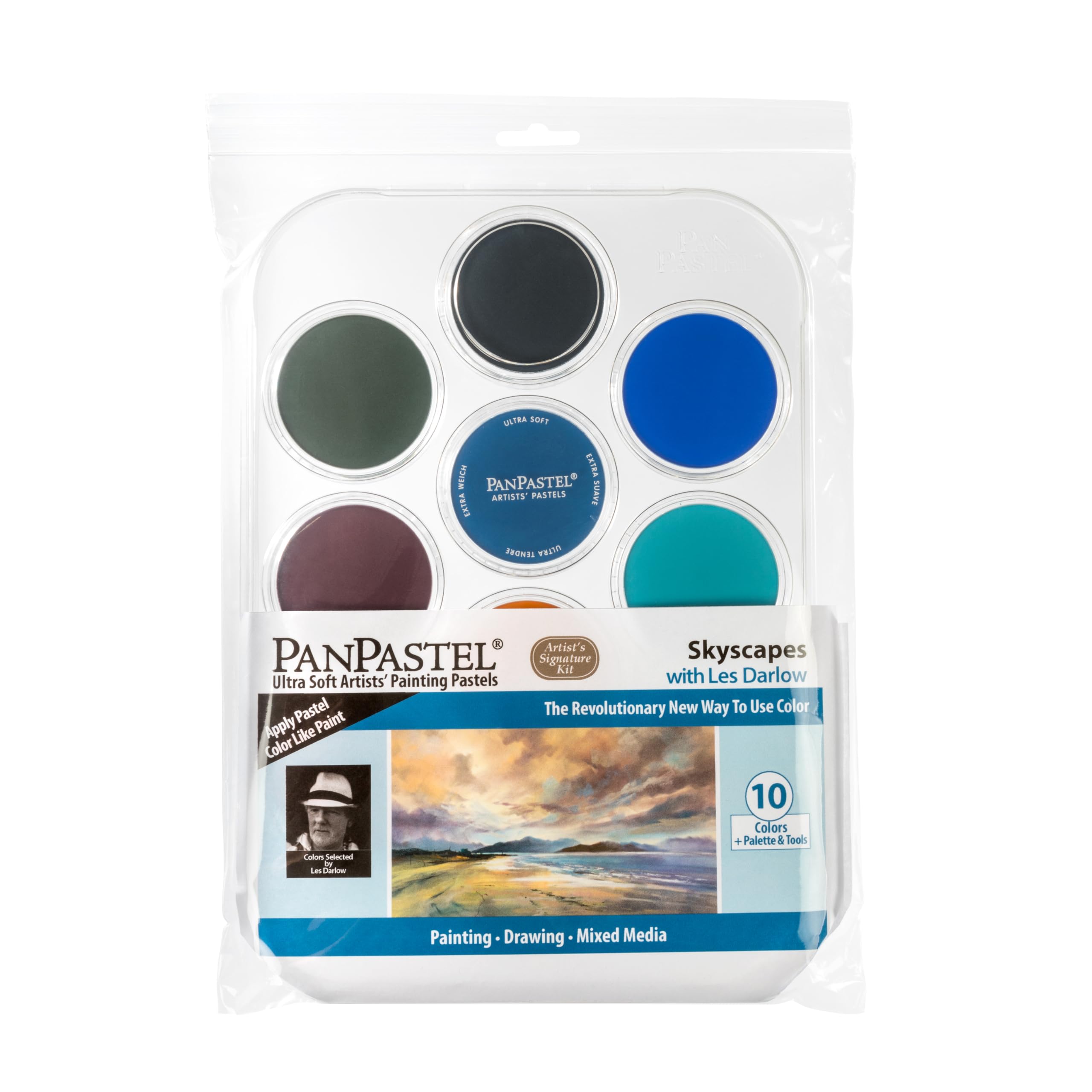 Amazon.com : Skyscapes - Les Darlow Kit (10 Colors) by PanPastel ...