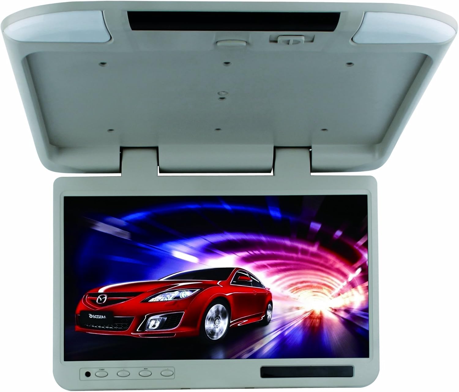 Amazon.com: Tview T257IR-GR Wide Screen Flip Down Monitor - Grey ...