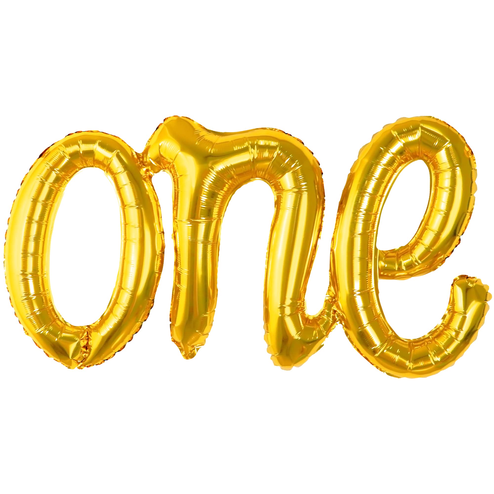 Amazon.com: KatchOn, Gold One Balloon for First Birthday - 20 Inch ...