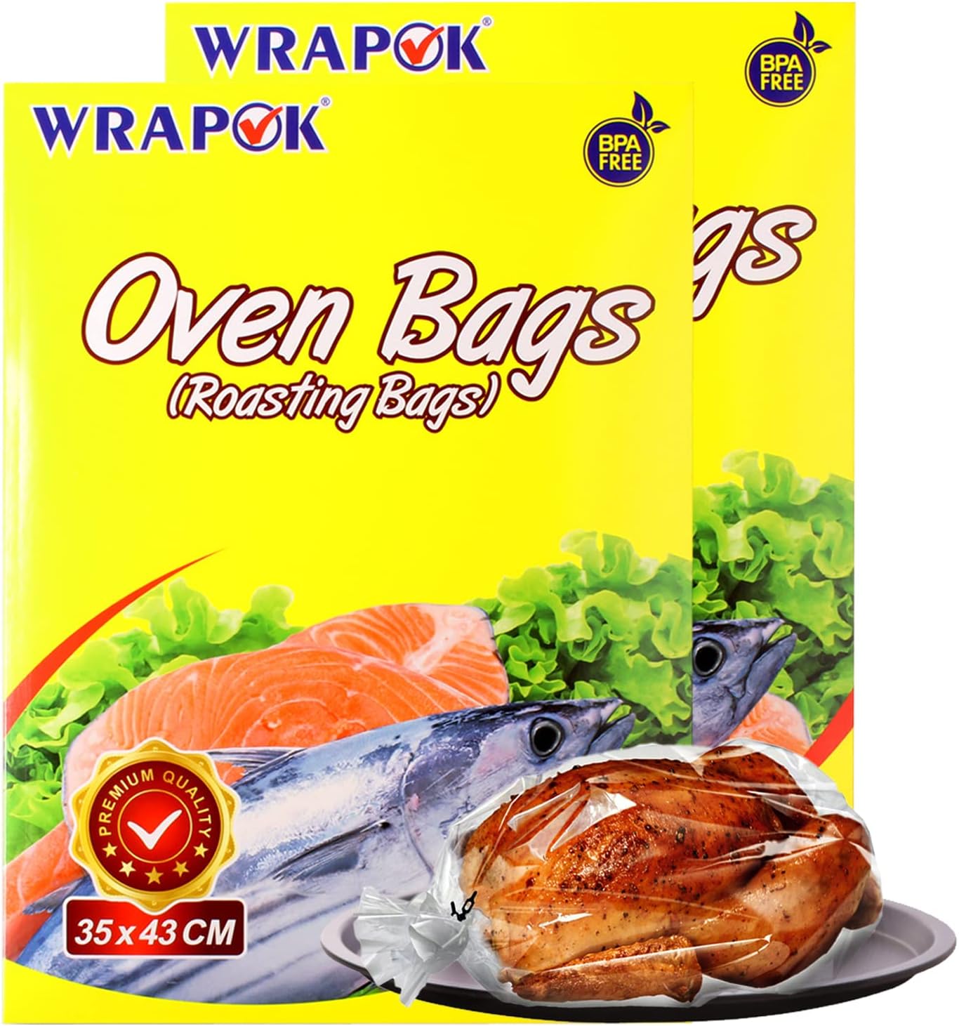 Amazon.com: THEAKO 15Count Cooking Roasting Bags Suitable Size (12 x 15 ...