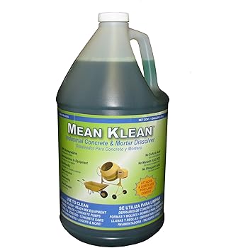 Amazon.com: Mean Klean 1-Gal. Concrete & Mortar Dissolver: Home Improvement