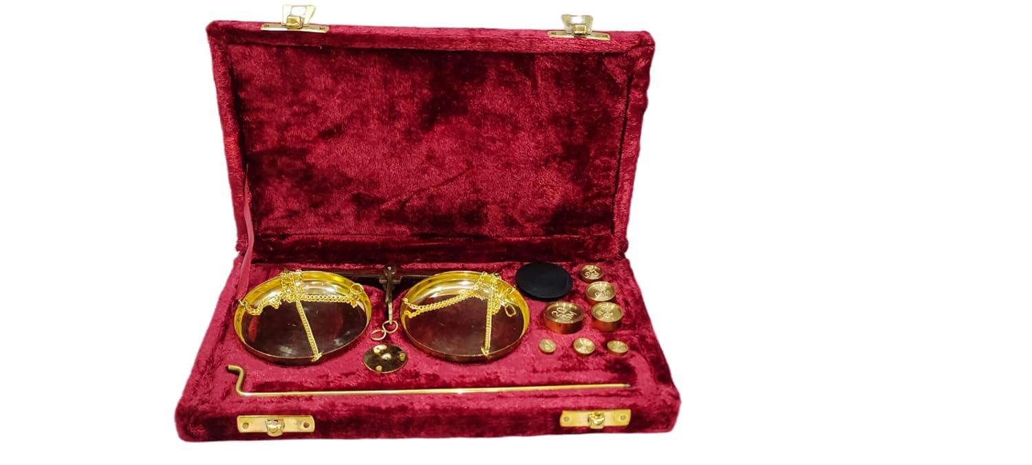 Amazon.com: Old Traditional Goldsmith Weight (tarazu) showpiece Brass ...