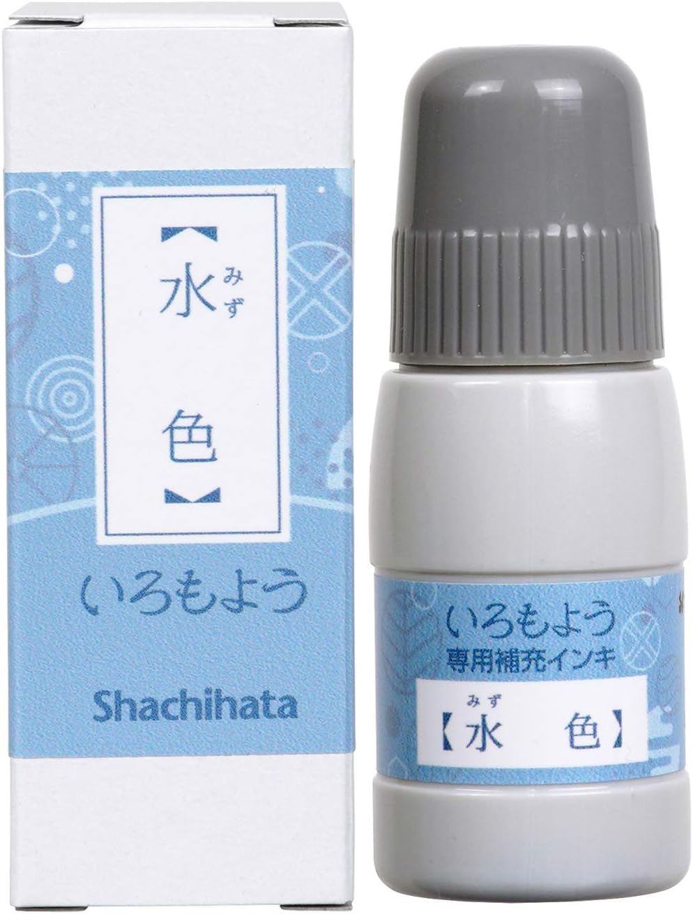 Shachihata SAC-20-PB Iromoyo Ink Pad, Dedicated Refill Ink, Light Blue ...
