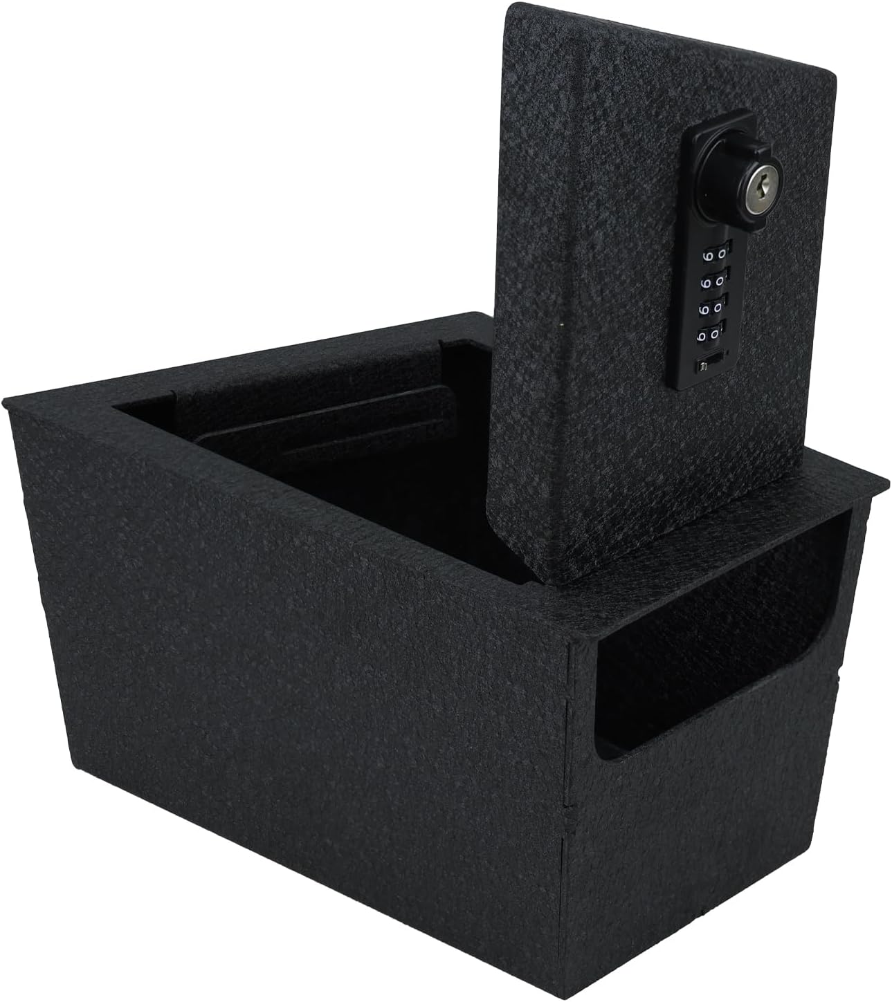 Amazon.com: Center Console Gun Safe Vault - TuoJue Console Safe Lock ...