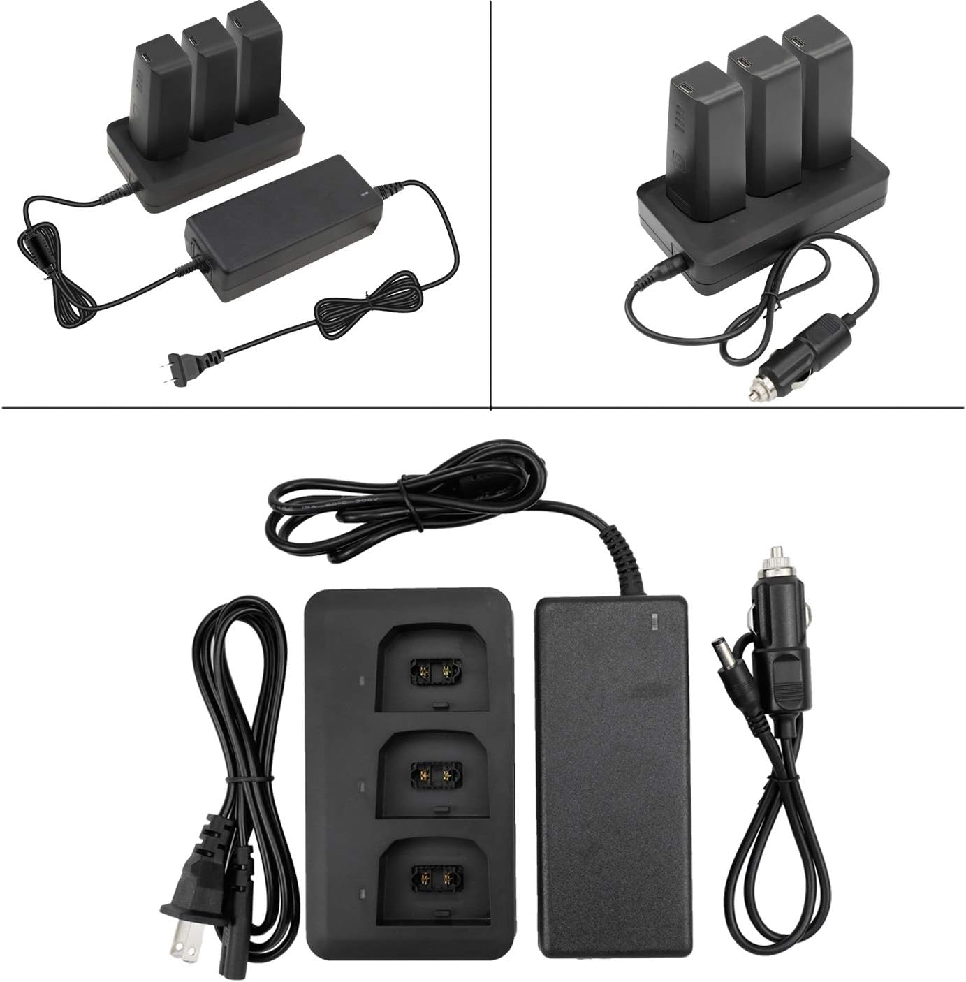 Amazon.com: LEMONPET ANAFI Battery Charger, 3 in 1 Intelligent Multi ...