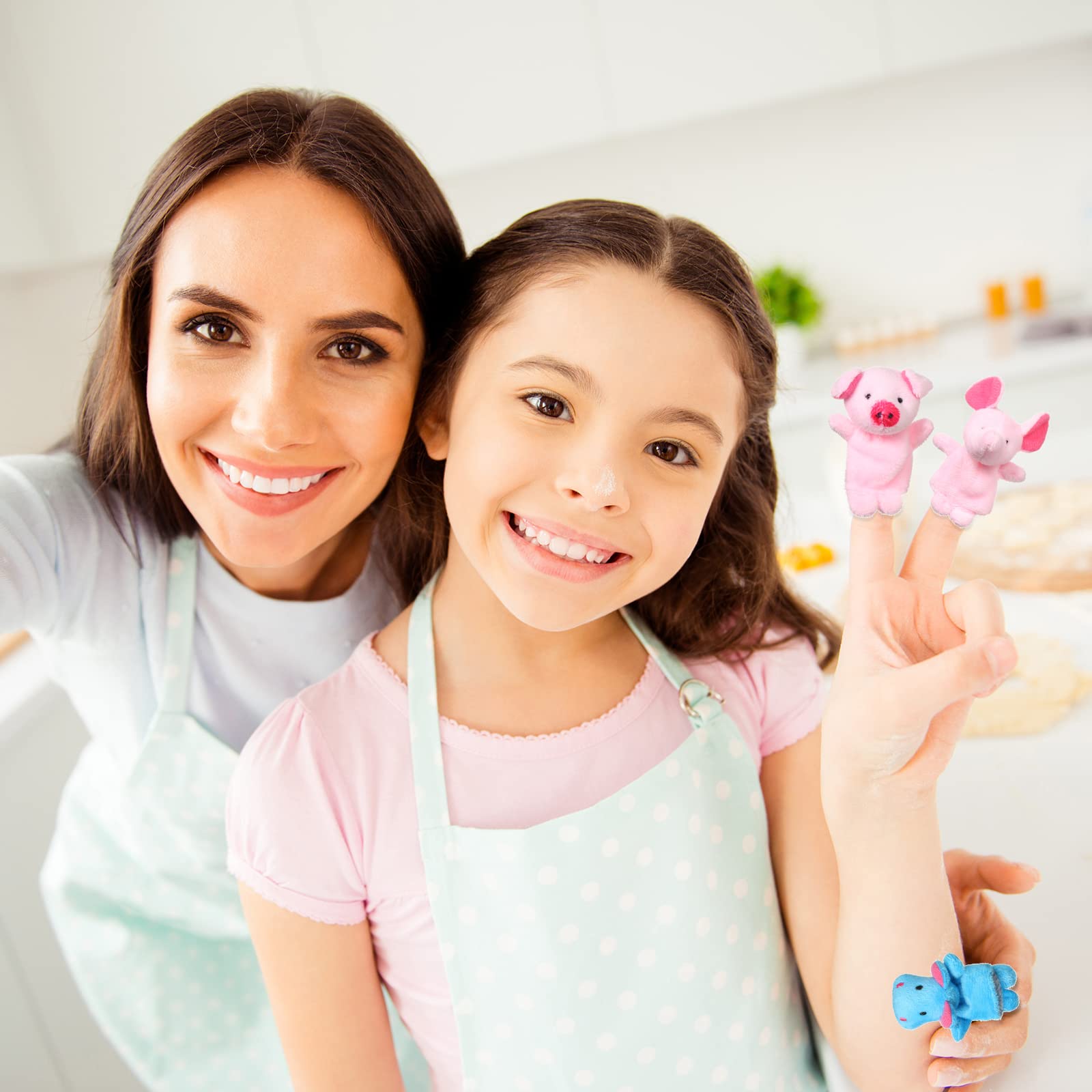 Snapklik.com : Meooeck 152 Pcs Animal Finger Puppets 19 Different Mini ...