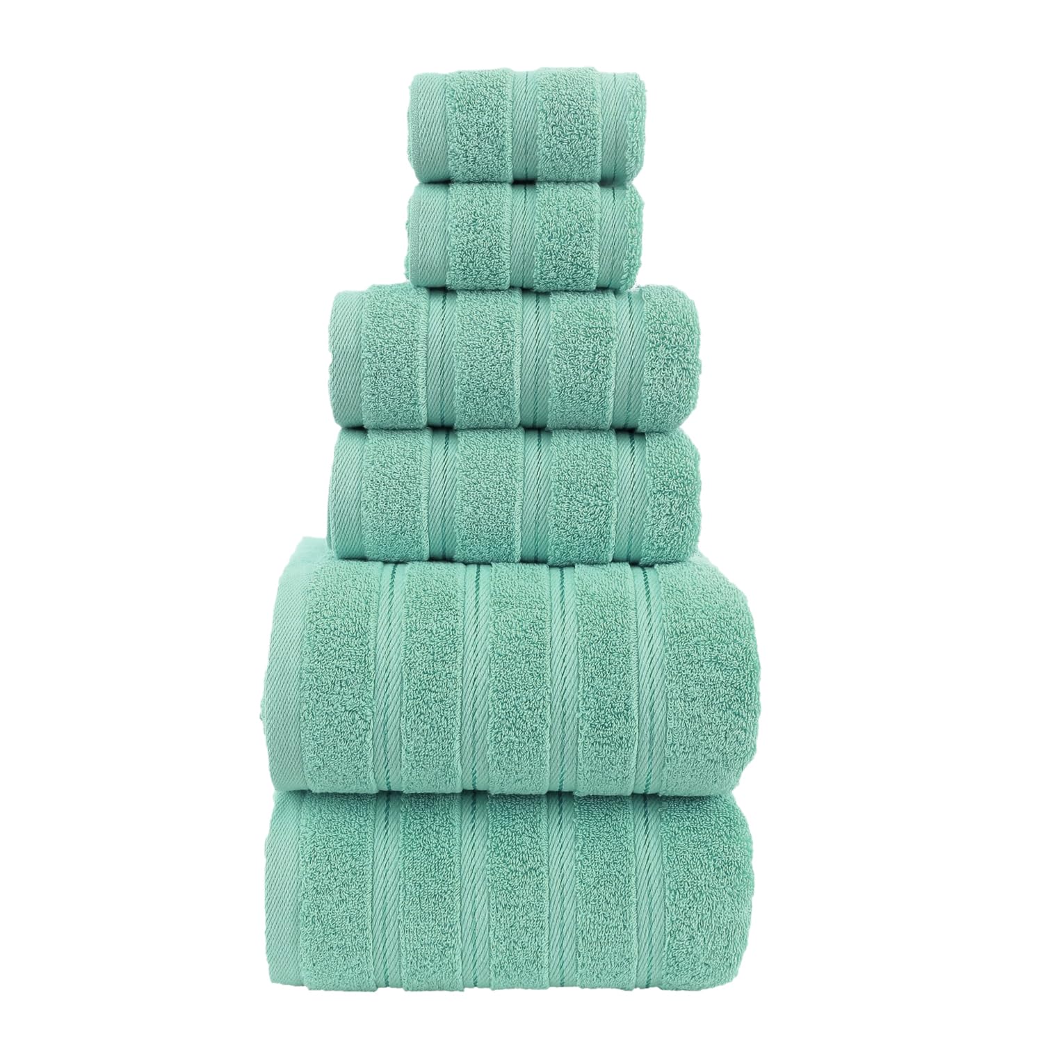 Amazon.com: ZISH Soft Linen Luxury 100% Turkish Cotton Bathroom Towel ...