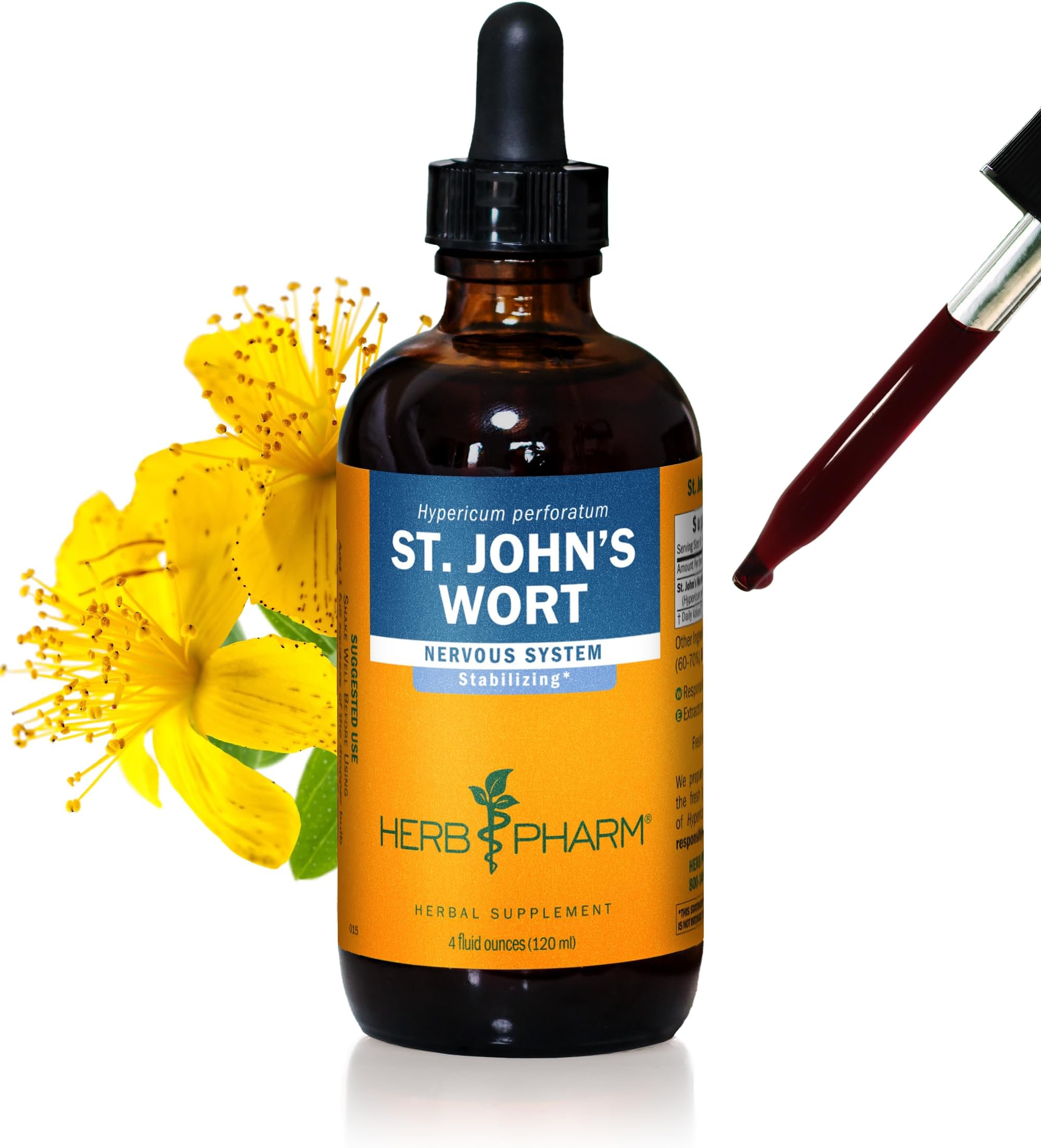 Amazon.com: Wild & Organic St Johns Wort Tincture - Mood Support ...
