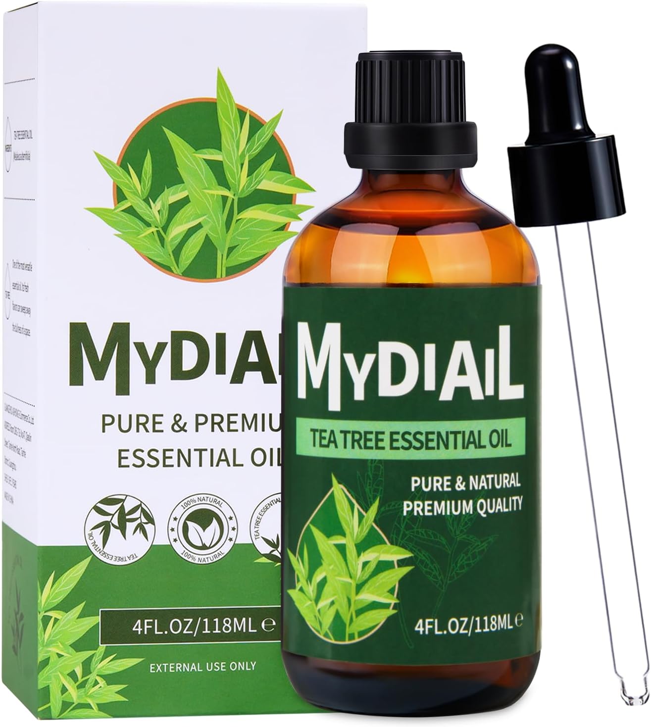 Amazon.com: MYDIAIL Tea Tree Oil 4OZ Natural Tea Tree Essential Oil for ...