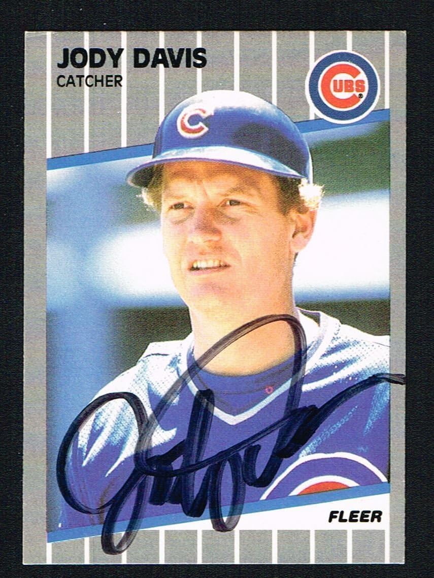 Jody Davis #421 signed autograph auto 1989 Fleer Baseball Trading Card ...