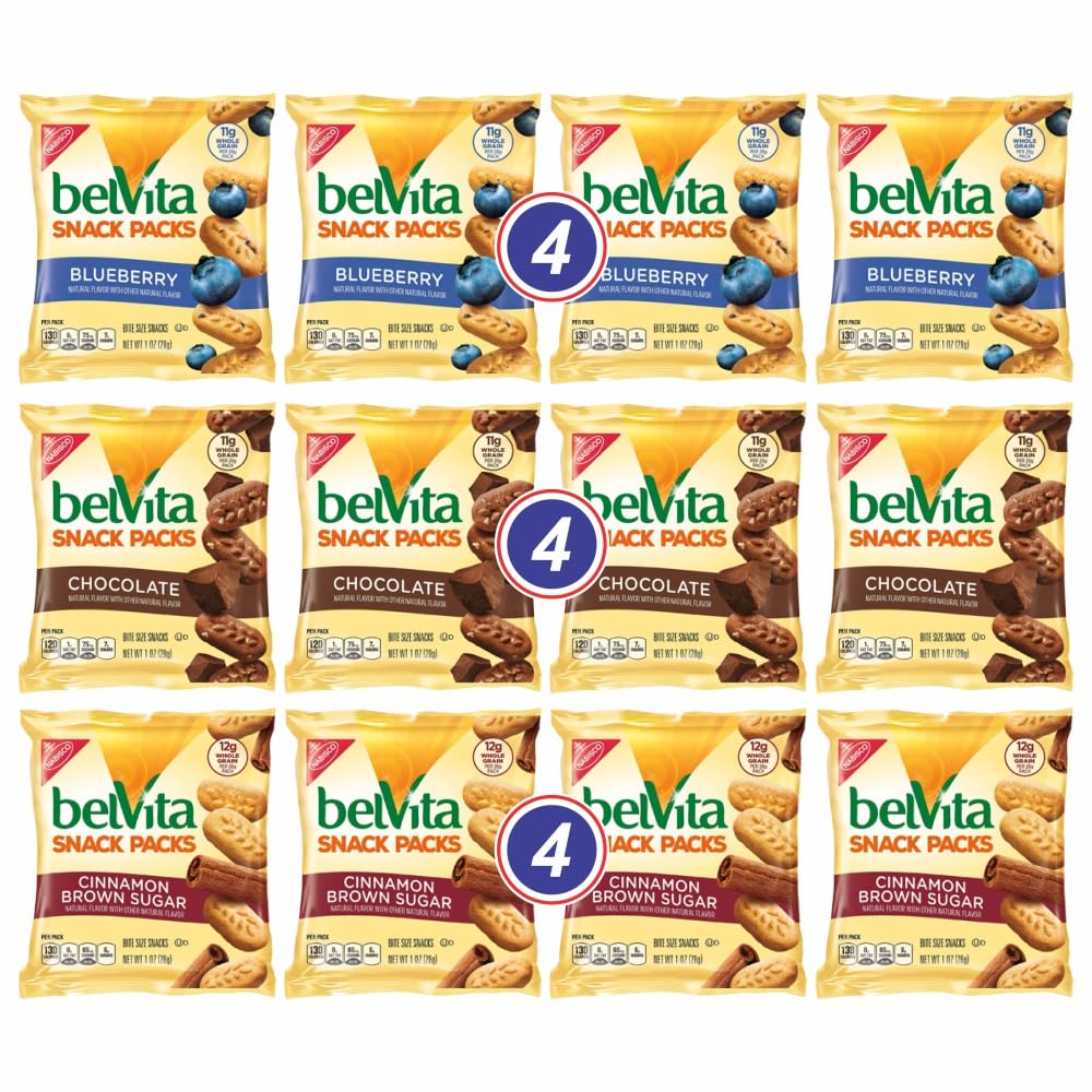 Amazon.com: Belvita Breakfast Biscuits Prime Bites Variety Pack - 3 ...