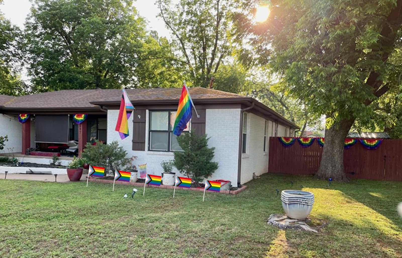 Snapklik.com : Progress Pride Mini Flag, 50 Count, Small Gay Flag Stick ...