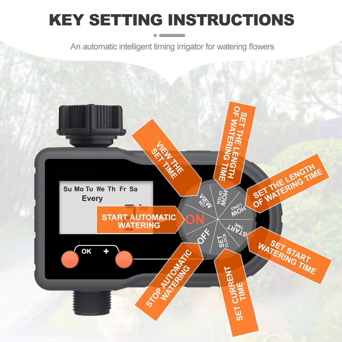 Snapklik.com : Sprinkler Timer, Water Timer Outdoor Digital Watering ...