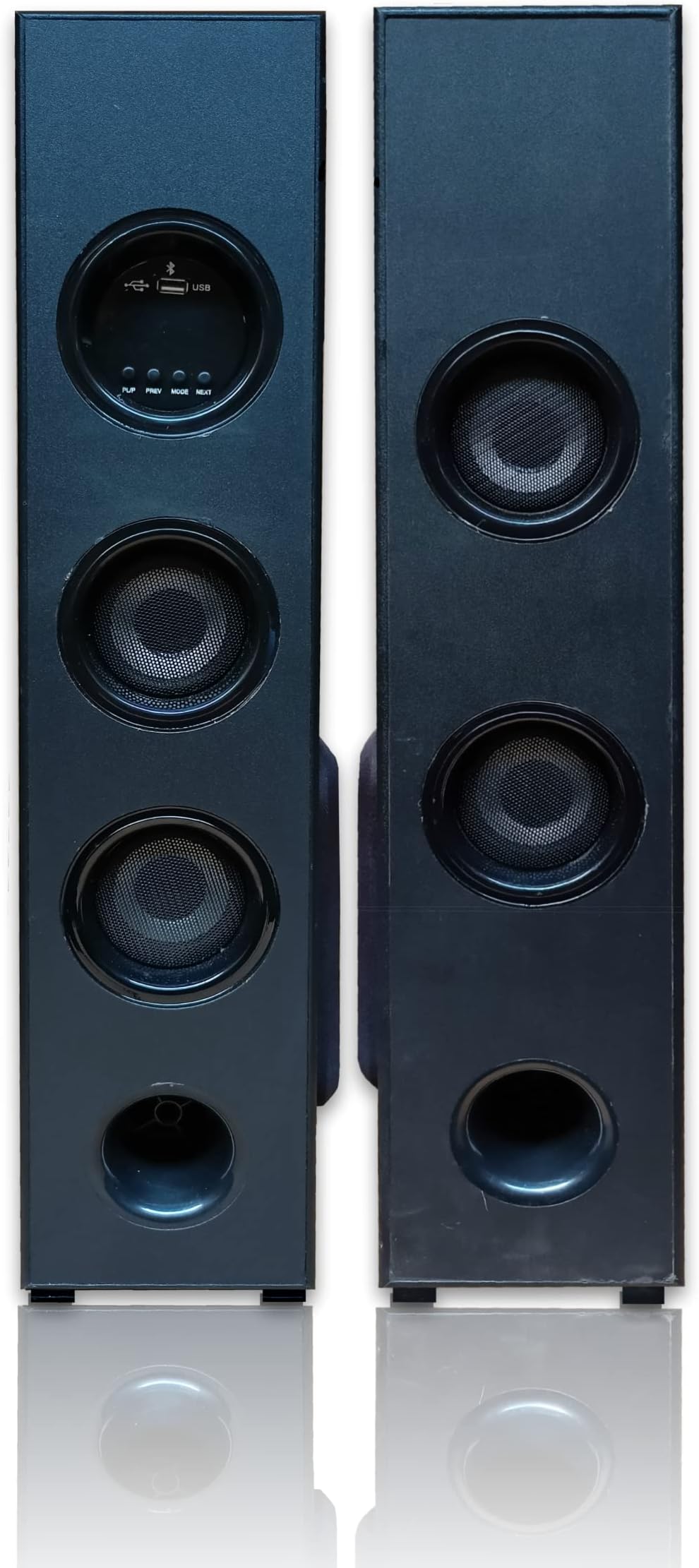 MINTRONICS® Hi-Fi 85w Double Bluetooth Multimedia Speaker 5.25 inch Double Subwoofer 24 inch ...