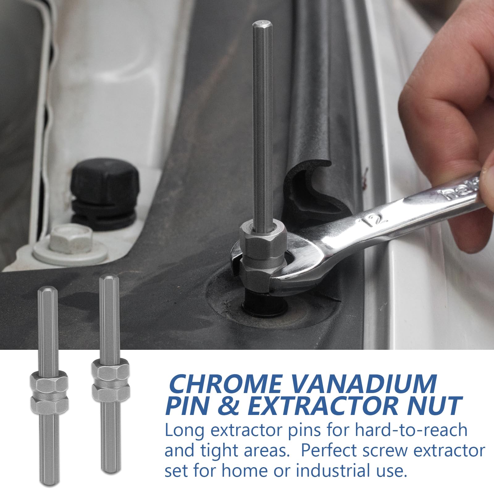 55-Piece Screw Extractor Set, Broken Bolt extractors & Multi-Spline ...