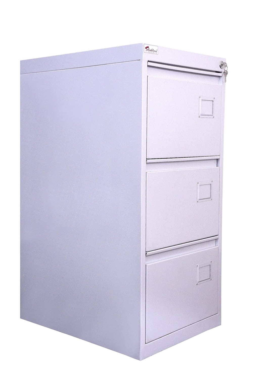 Shubham Furniture 3-Drawer Metal Filing Cabinet | Steel File Storage ...