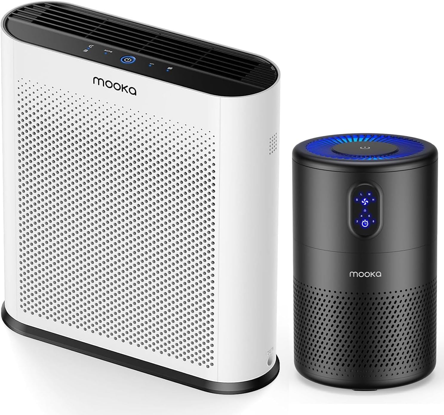 Amazon.com: 2PACK MOOKA High CADR Air Purifier for Home Large Room ...
