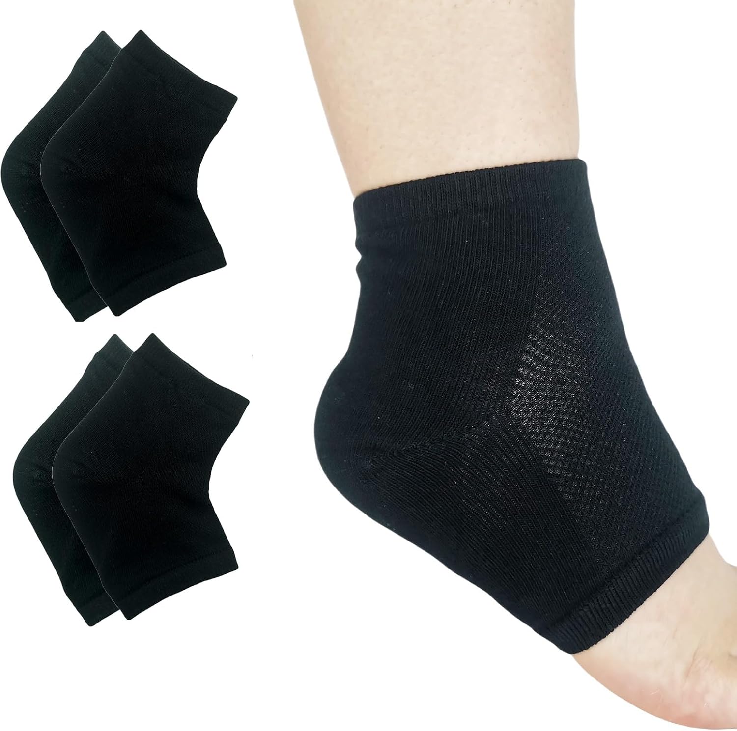Amazon.com: Gel Heel Sports Sock for Kids with Heel Discomfort Severs ...