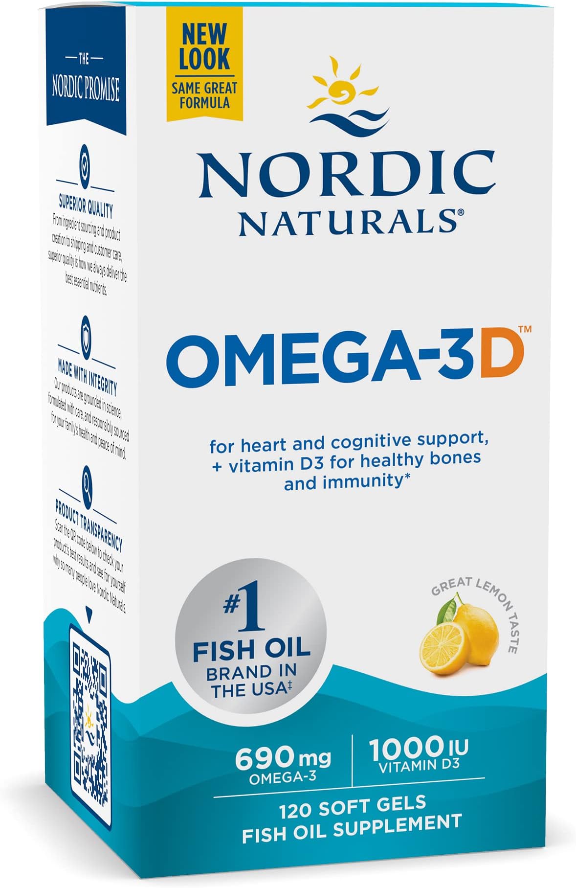 Amazon.com: Nordic Naturals Ultimate Omega Xtra, Lemon Flavor - 60 Soft ...