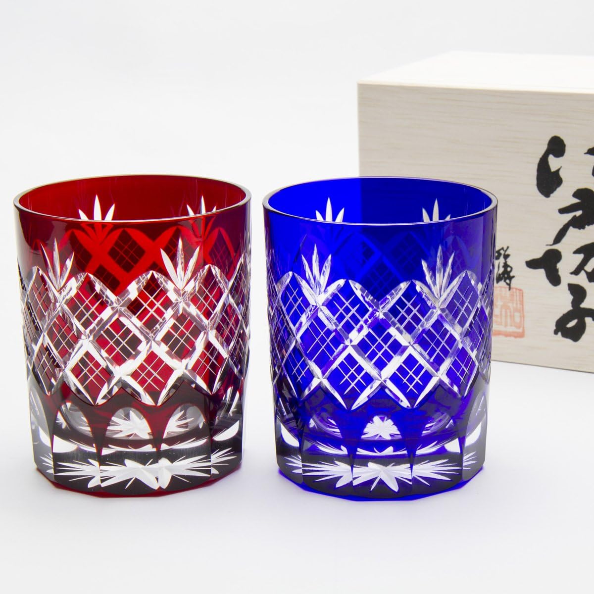 Amazon.com | Edo-kiriko Old Fashioned Glass T727-2668-cmp: Old ...