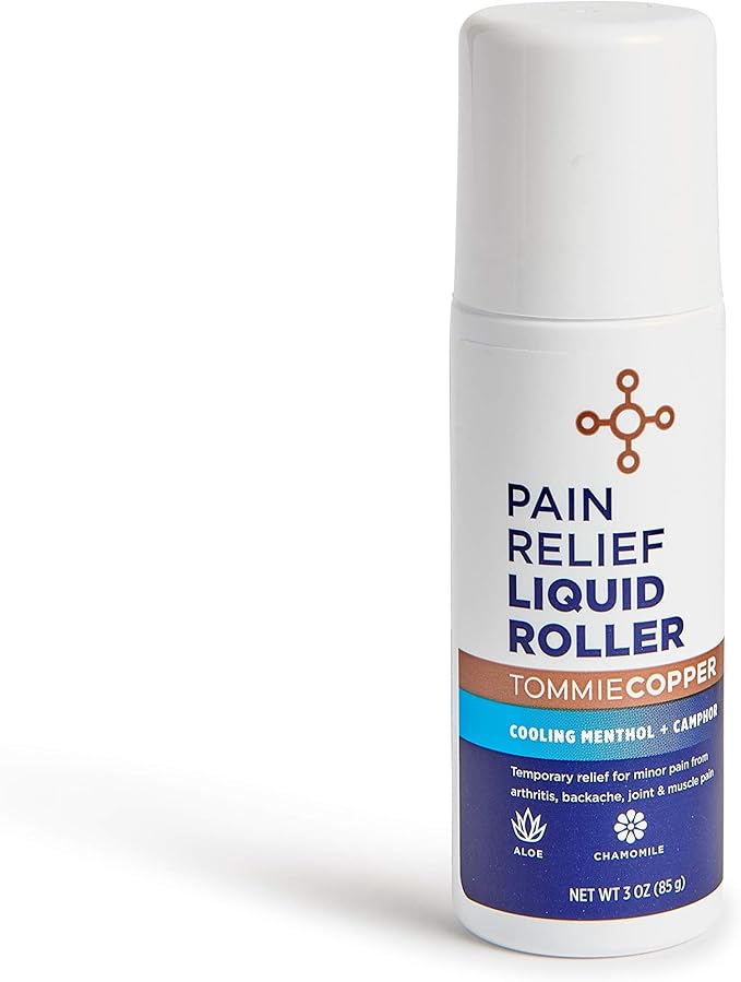 Amazon.com: Tommie Copper Pain Relief Liquid Roller | Cooling Quick-Dry ...