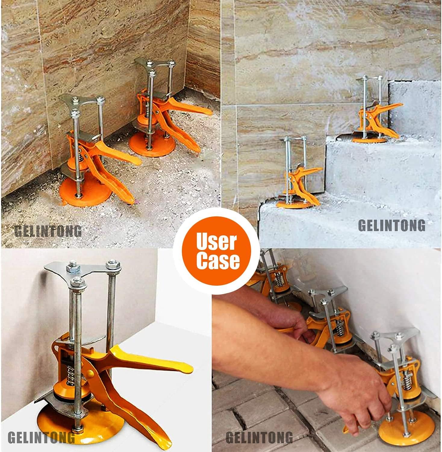 GELINTONG 2PCS Enhanced Wall Tile Leveling System Locator -Door Lifter ...