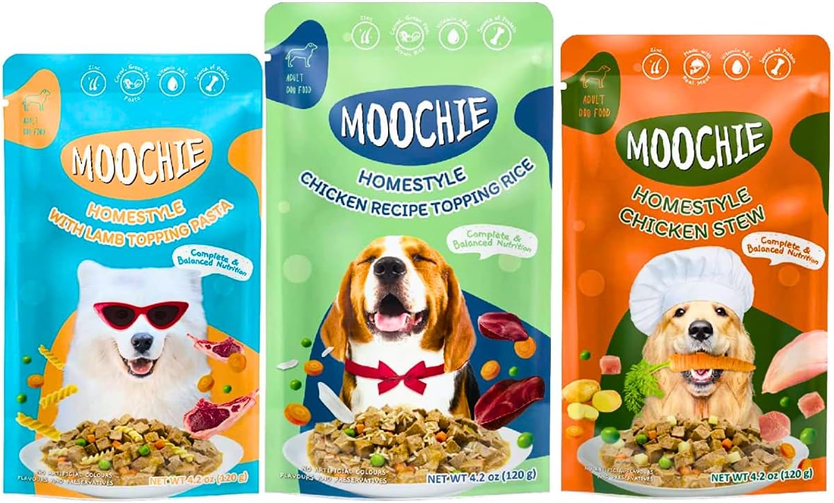 Kennel Kitchen Adult & Puppy Dog Food, Chicken and Lamb Chunks in Gravy ...