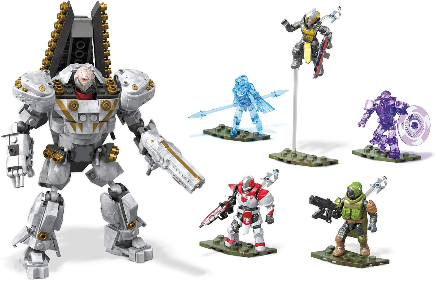 Amazon.com: Mega Construx Destiny Lord Ghaul Assault Figure Pack ...