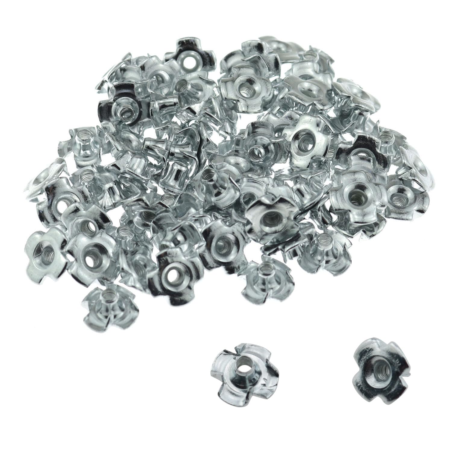 Amazon.com: TAODAN 100PCS FourPronged Nut M3 Tnut High 6mm Wood Insert ...